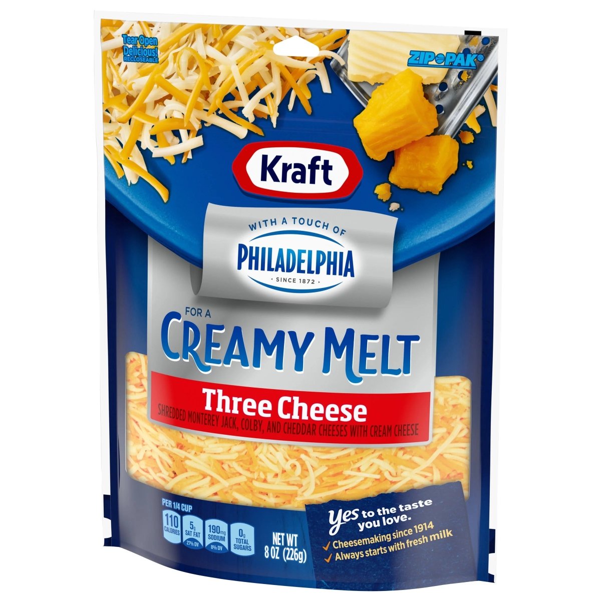 KRAFT THREE CHEESE SHEDDED W/ PHILLY 8 OZ – SUPERMIX
