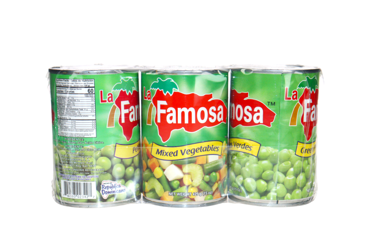 LA FAMOSA PETIT + VEGETAL + GUANDUL 3 PACK 15 OZ – SUPERMIX